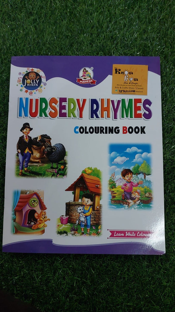 Rhymes Coloring book for kids – KnowHowArtCraft