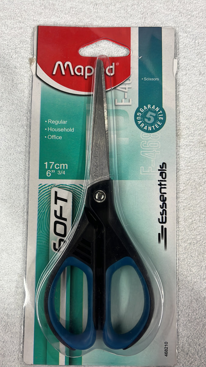 MAPED SCISSOR essentials 17 cm 6 inch 3/4-0103 – KnowHowArtCraft