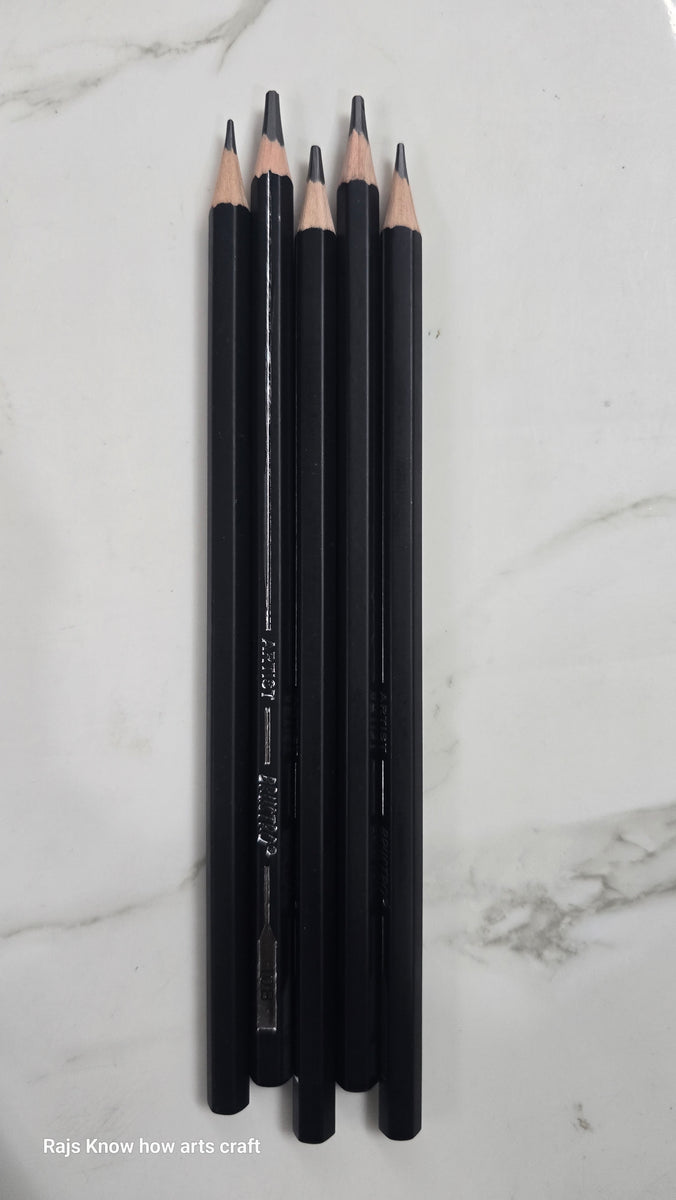 Brustro Artists graphite pencil set of 5 – KnowHowArtCraft