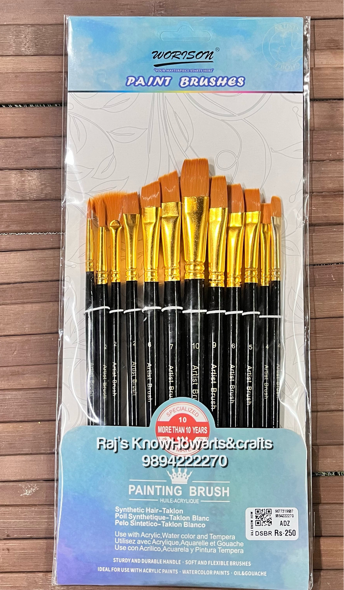 Worison Special Brush set of 10 – KnowHowArtCraft