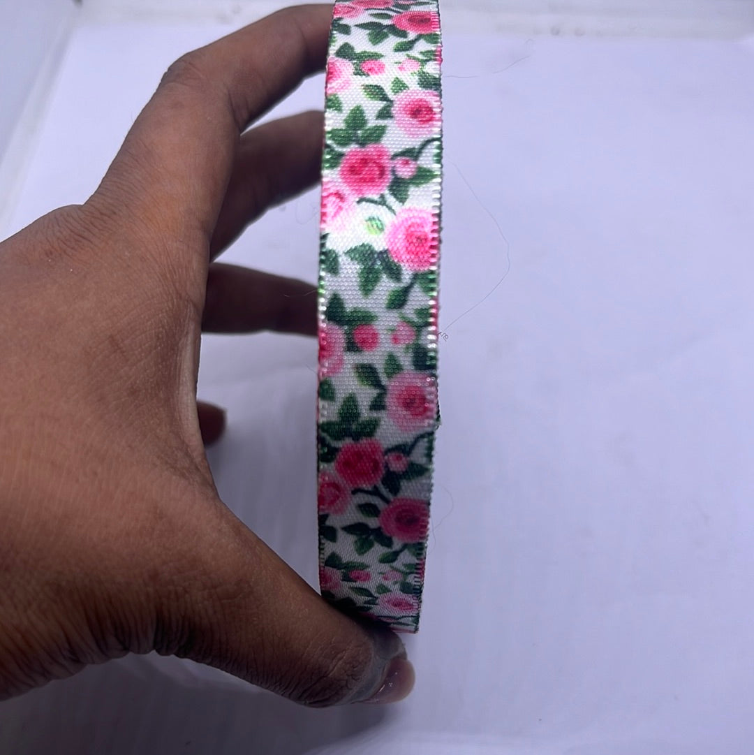 Satin flower ribbon – KnowHowArtCraft