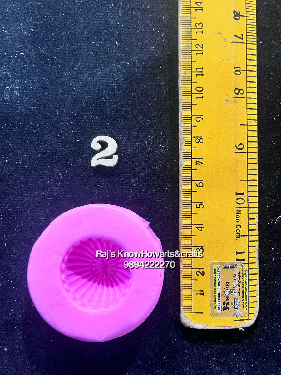 SILICON STUD PAD used for making terracotta ear studs and terracotta small dollars ...