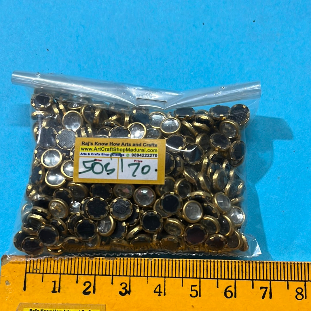 Circle big shape in 7mm 50 g frame stone – KnowHowArtCraft