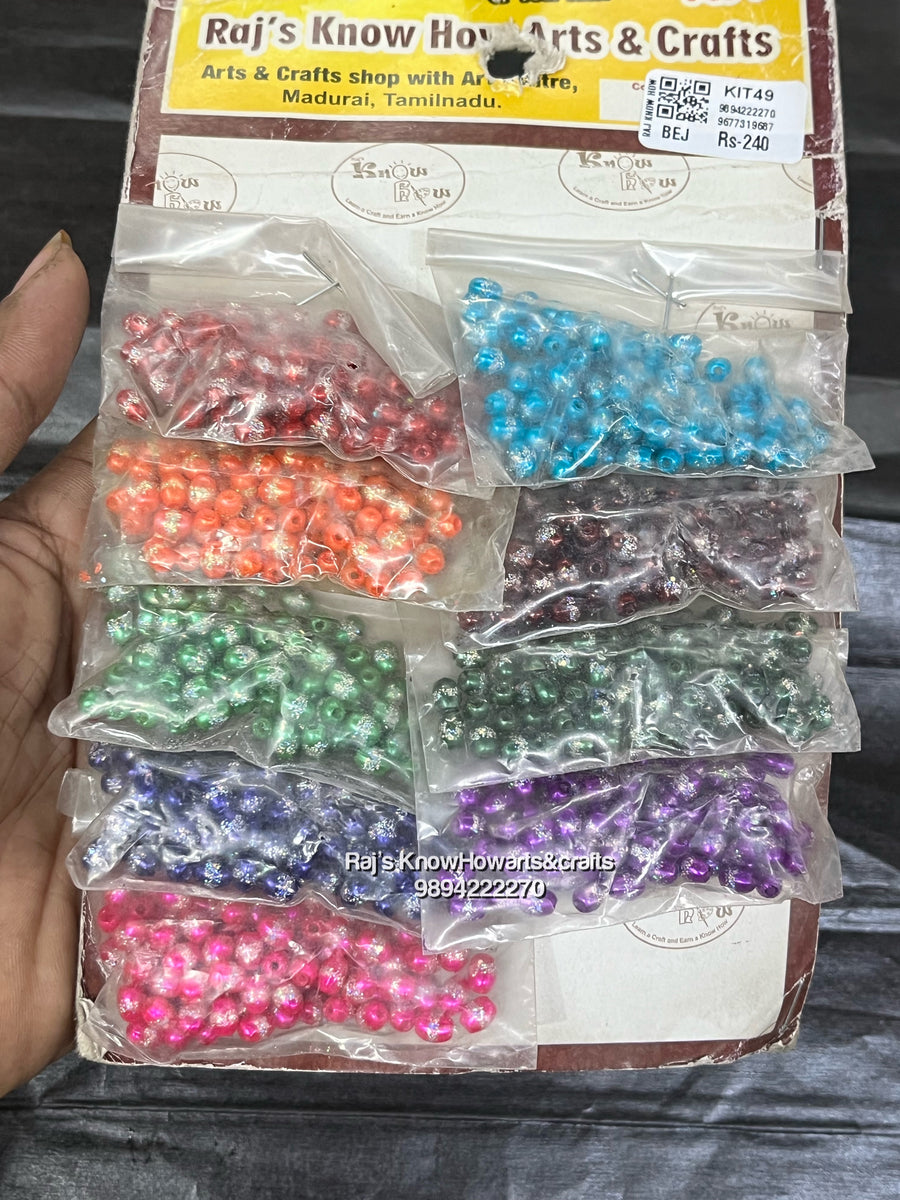 GLITTER BEAD KIT - KIT49 – KnowHowArtCraft