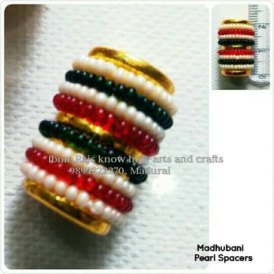 2cm pearl spacers – KnowHowArtCraft