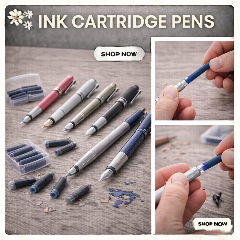 INK CARTRIDGE PENS – Tagged "Stationaries" – KnowHowArtCraft
