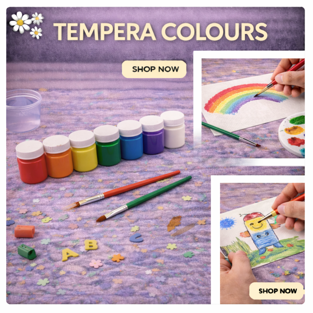 TEMPERA COLOURS – KnowHowArtCraft