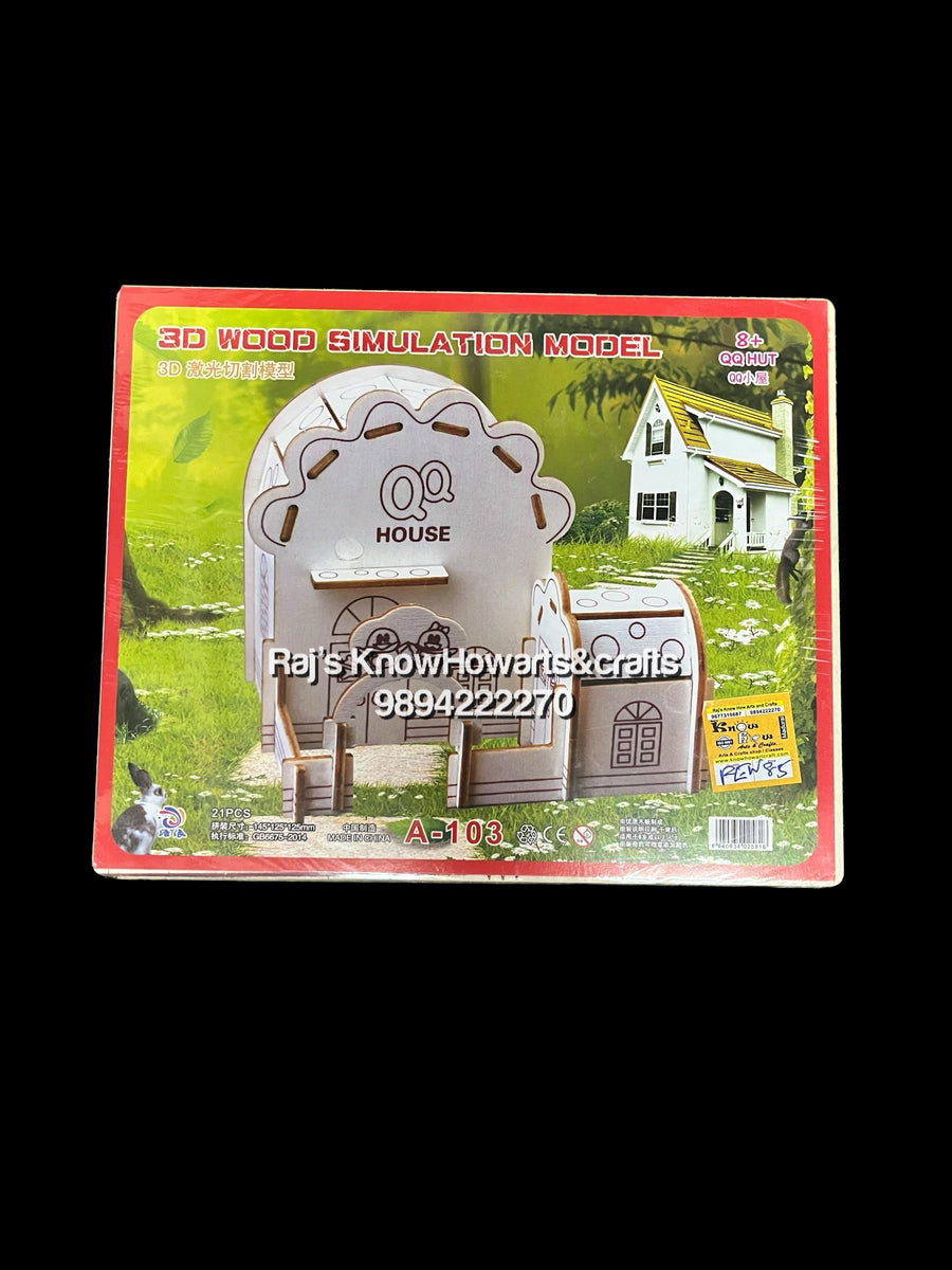 3D wood Simulation model Porsche craft ideas for kids – KnowHowArtCraft