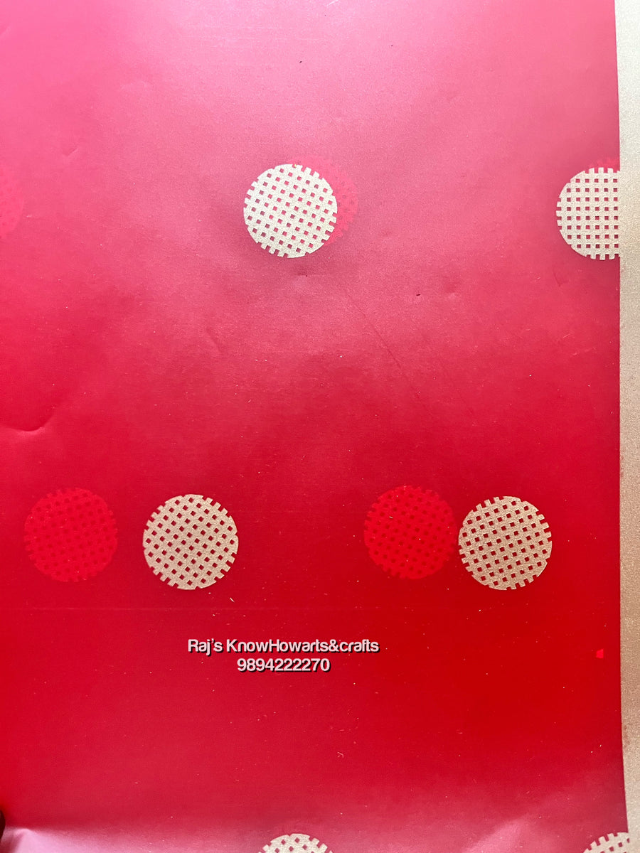 Red Gift Paper 20 sheet pack – KnowHowArtCraft
