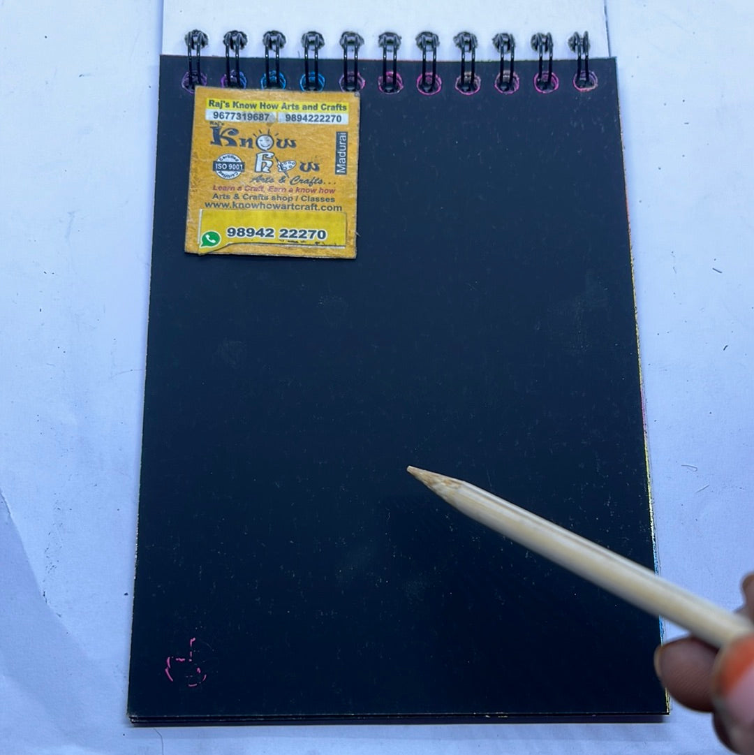 Scratch paper note a6 size – KnowHowArtCraft