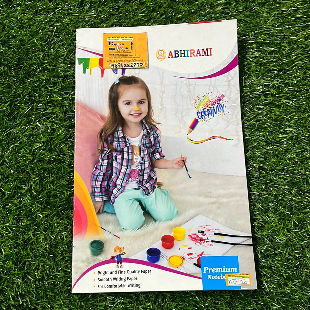 Long Note Book Exercise notebook - Ruled – KnowHowArtCraft