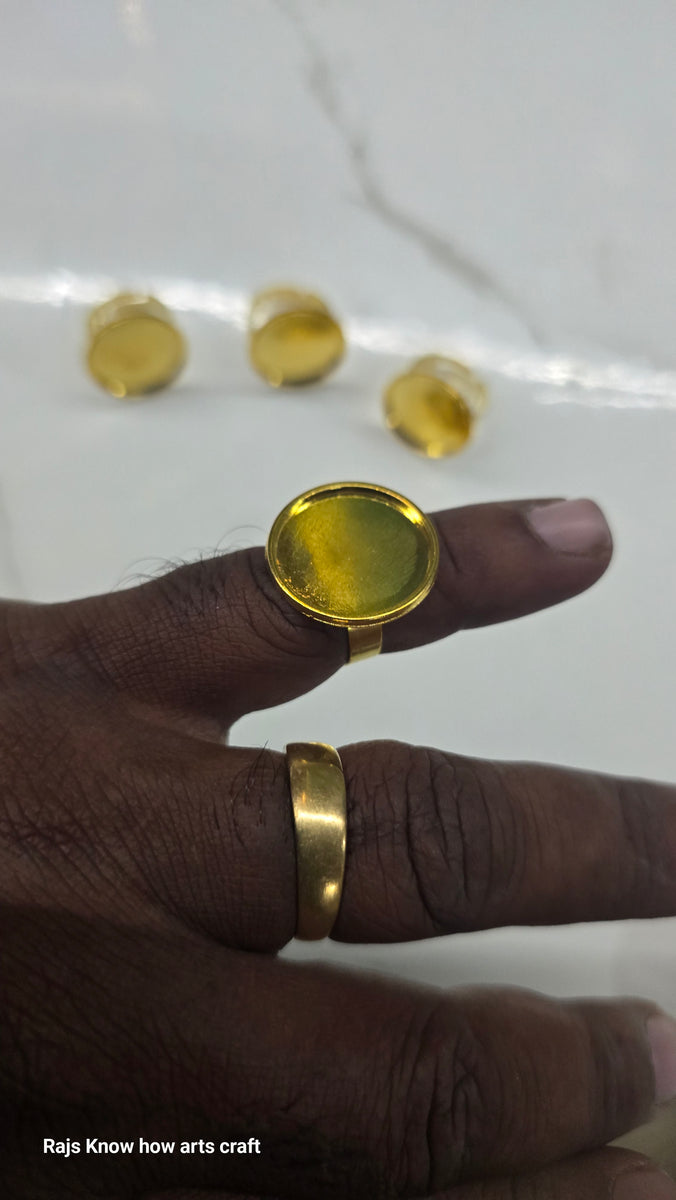 Resin finge ring base -1 piece pack – KnowHowArtCraft