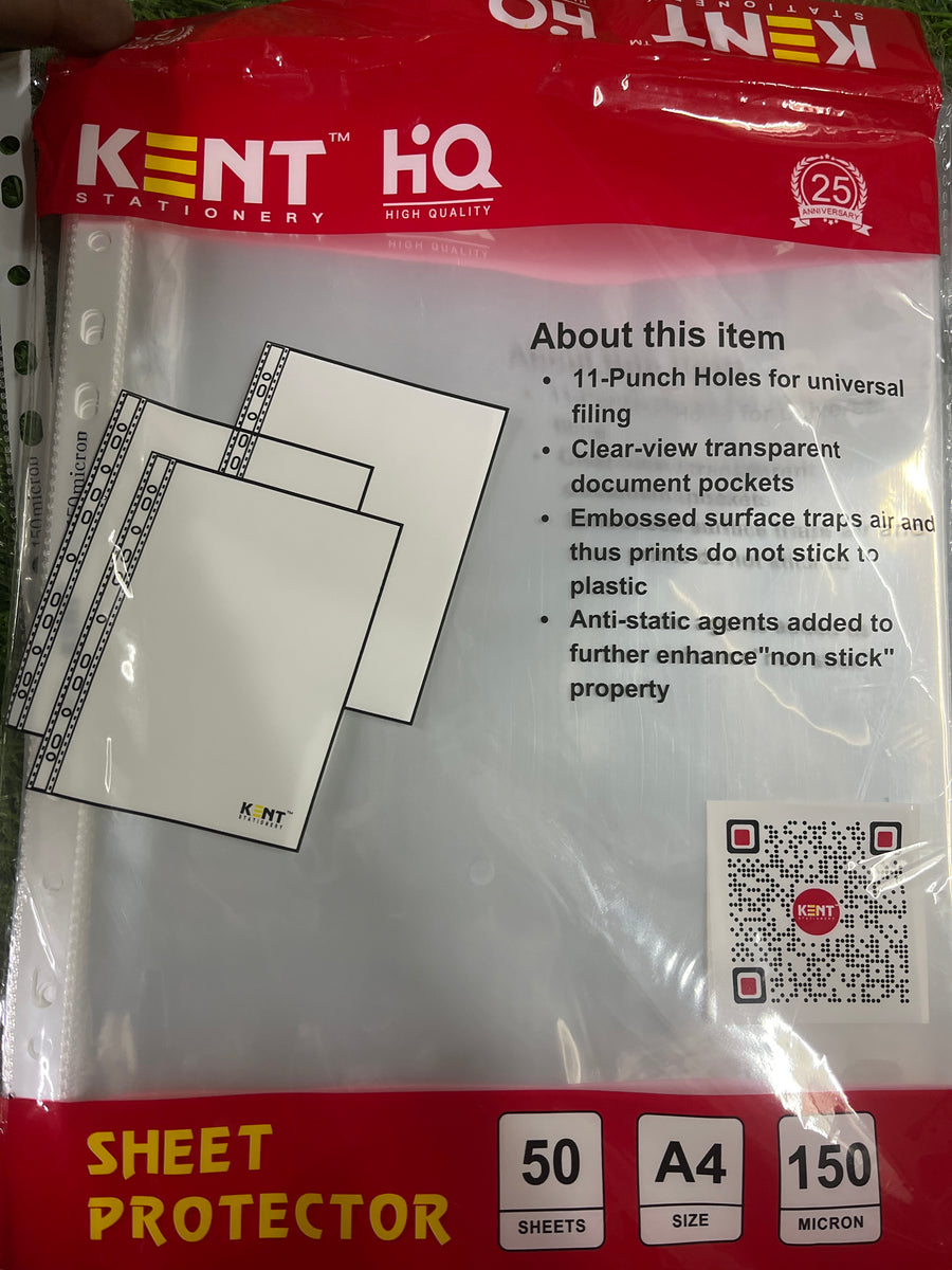 A4 size sheet protector 5 sheet pack – KnowHowArtCraft