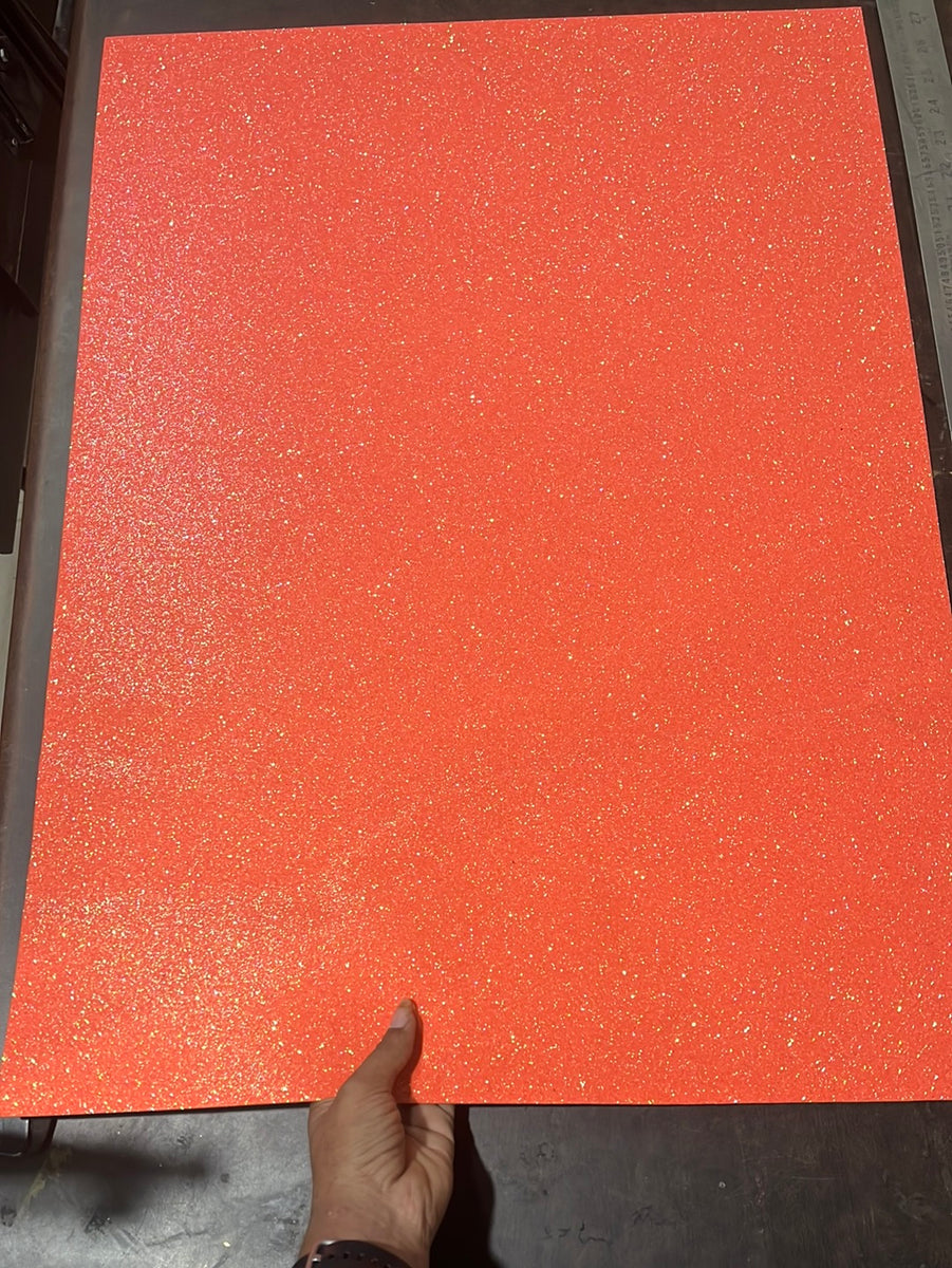 light orange Glitter Foam chart size 50cm x 70cm – KnowHowArtCraft