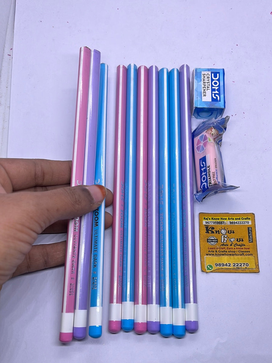 Ultimate dark 10HB/2 Triangle graphite pencils – KnowHowArtCraft