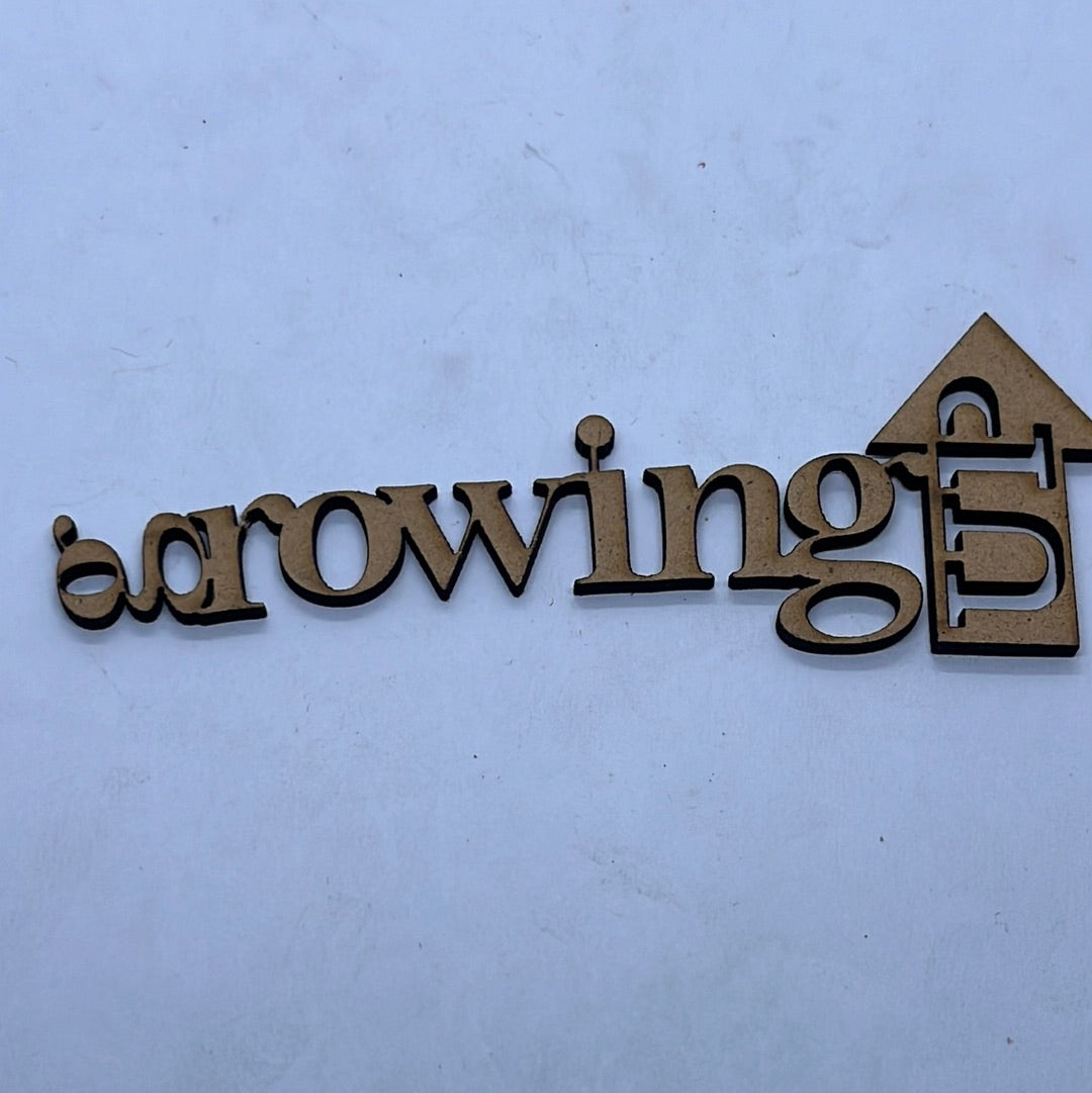 Mdf Wooden black letter wall decoration stylish items – KnowHowArtCraft