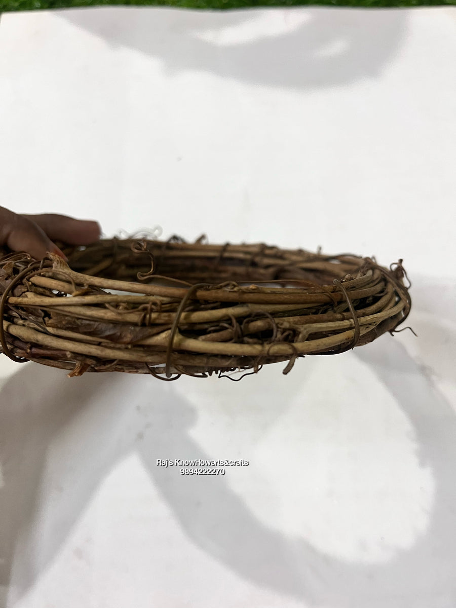 Bamboo Brown wreath 6” – KnowHowArtCraft