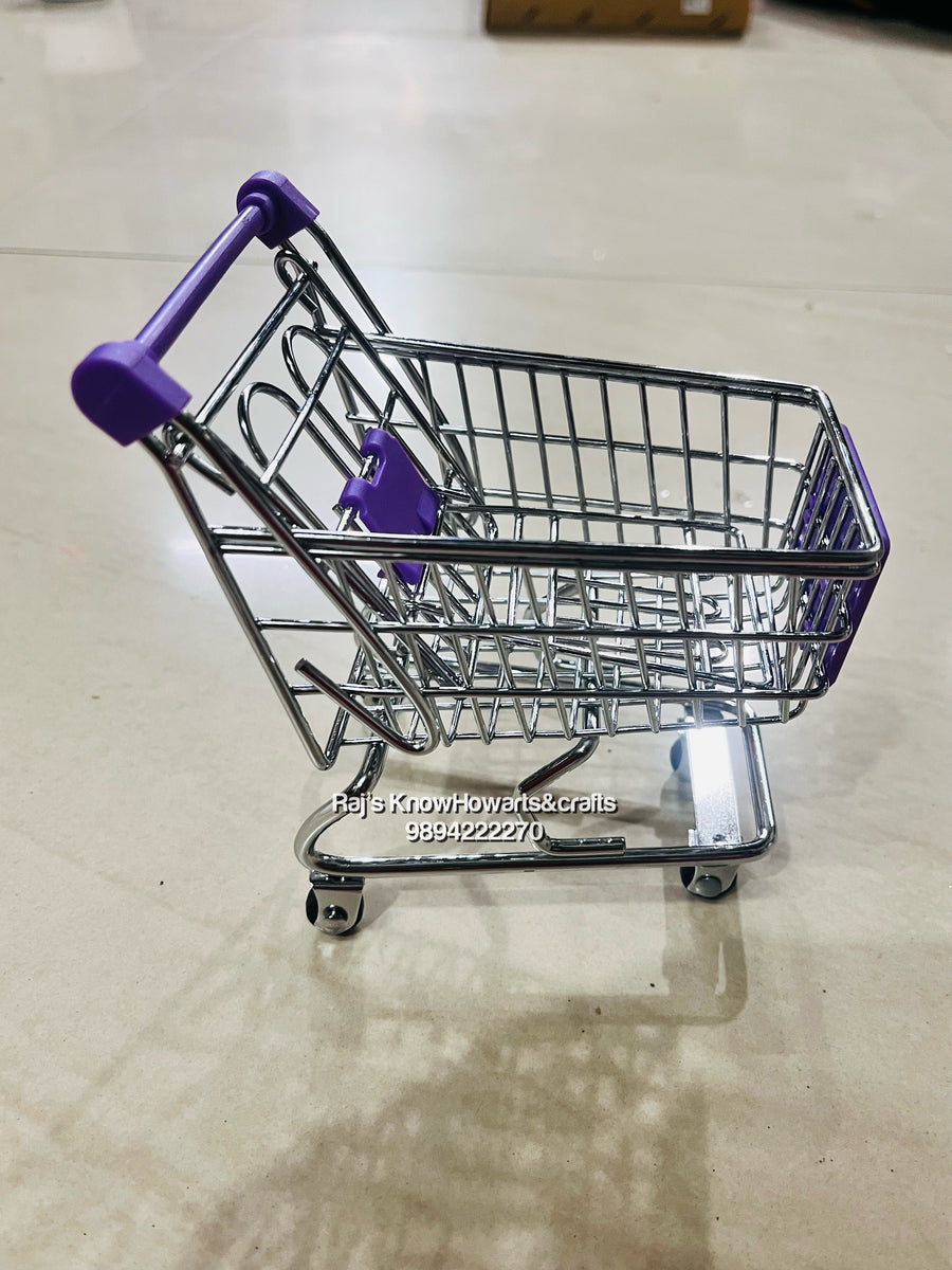 shopping Trolley Miniature -DL180 – KnowHowArtCraft