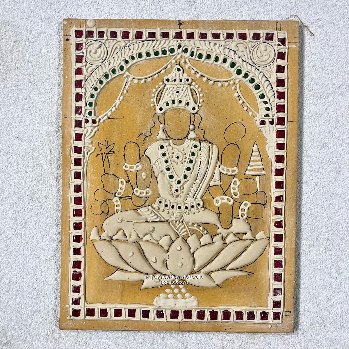 Astalakshmi set muck board 8x6 inch size (10 days from payment ...