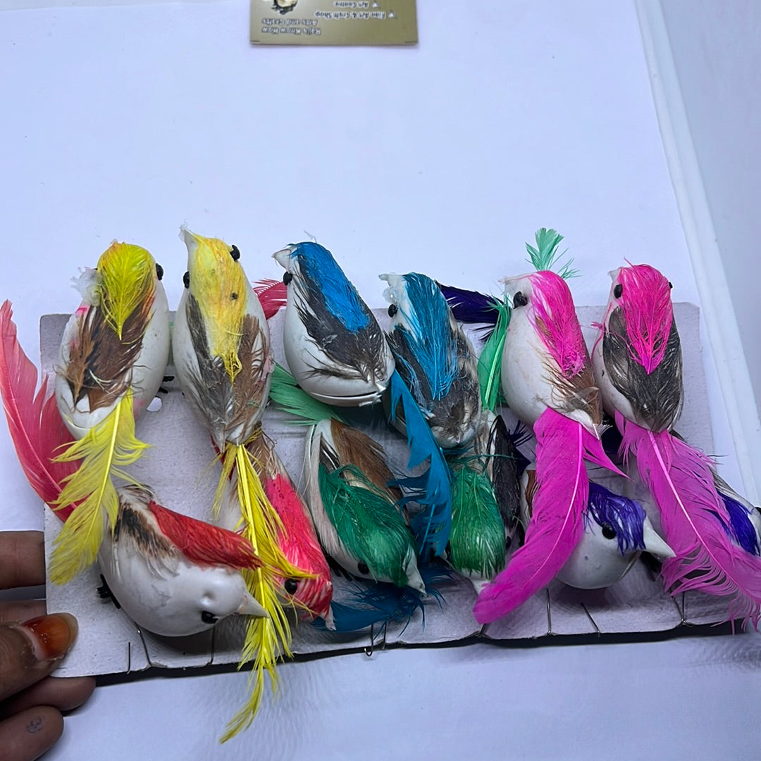 Know how multicolour artificial birds – KnowHowArtCraft