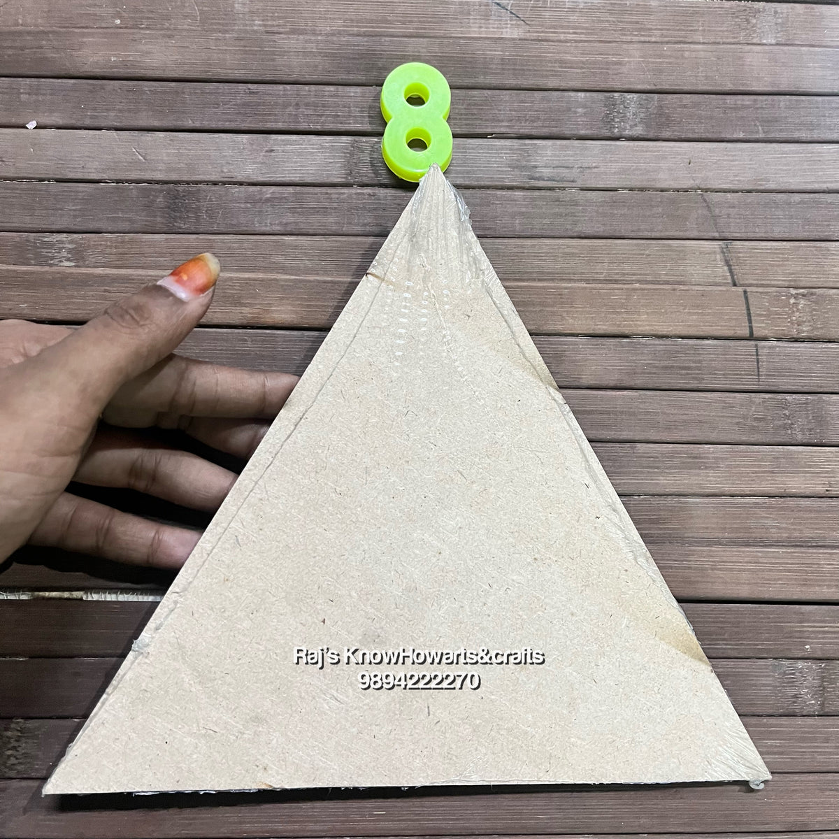 MDF Triangle 8 inch – KnowHowArtCraft