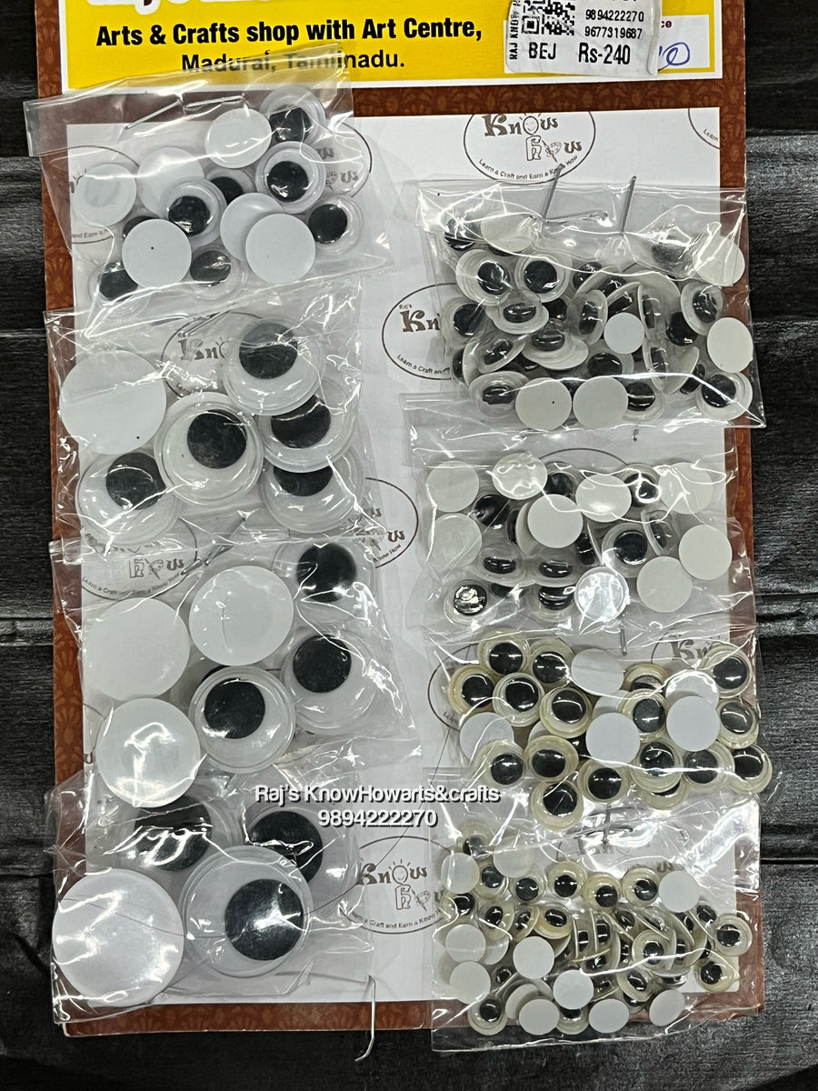 GOOGLY EYES KIT - KIT37 – KnowHowArtCraft