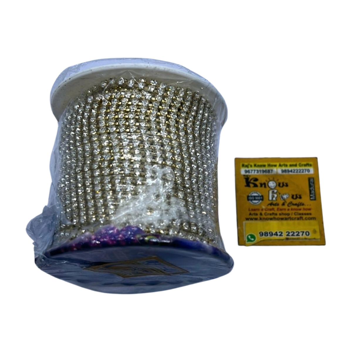 White Stone chain-14pp small Size – KnowHowArtCraft