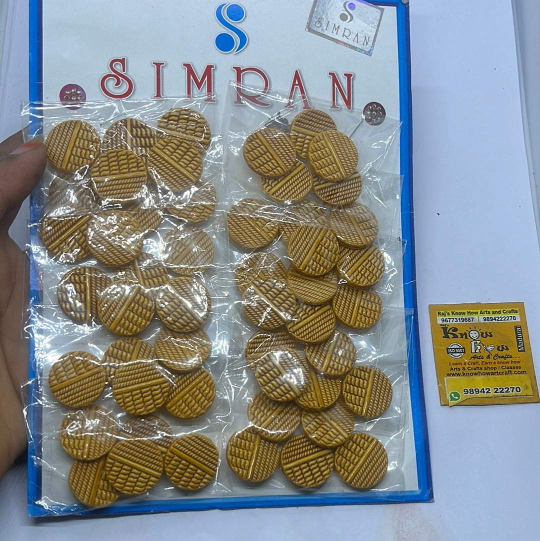 Fancy plastic button set – KnowHowArtCraft