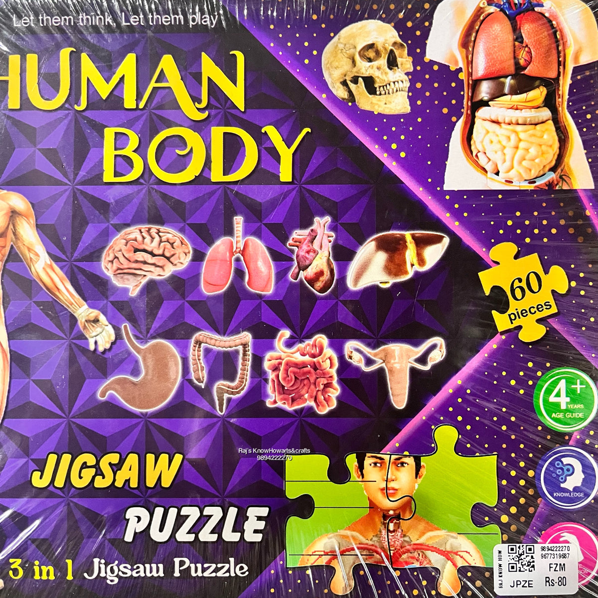 Human body Jigsaw Puzzle – KnowHowArtCraft