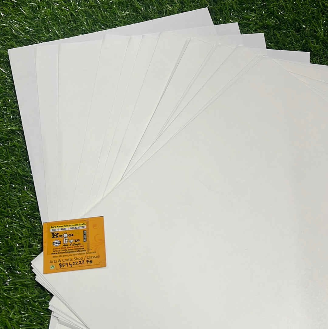 Drawing texture paper cotton lilac 10 sheet paper A4 size paper ...