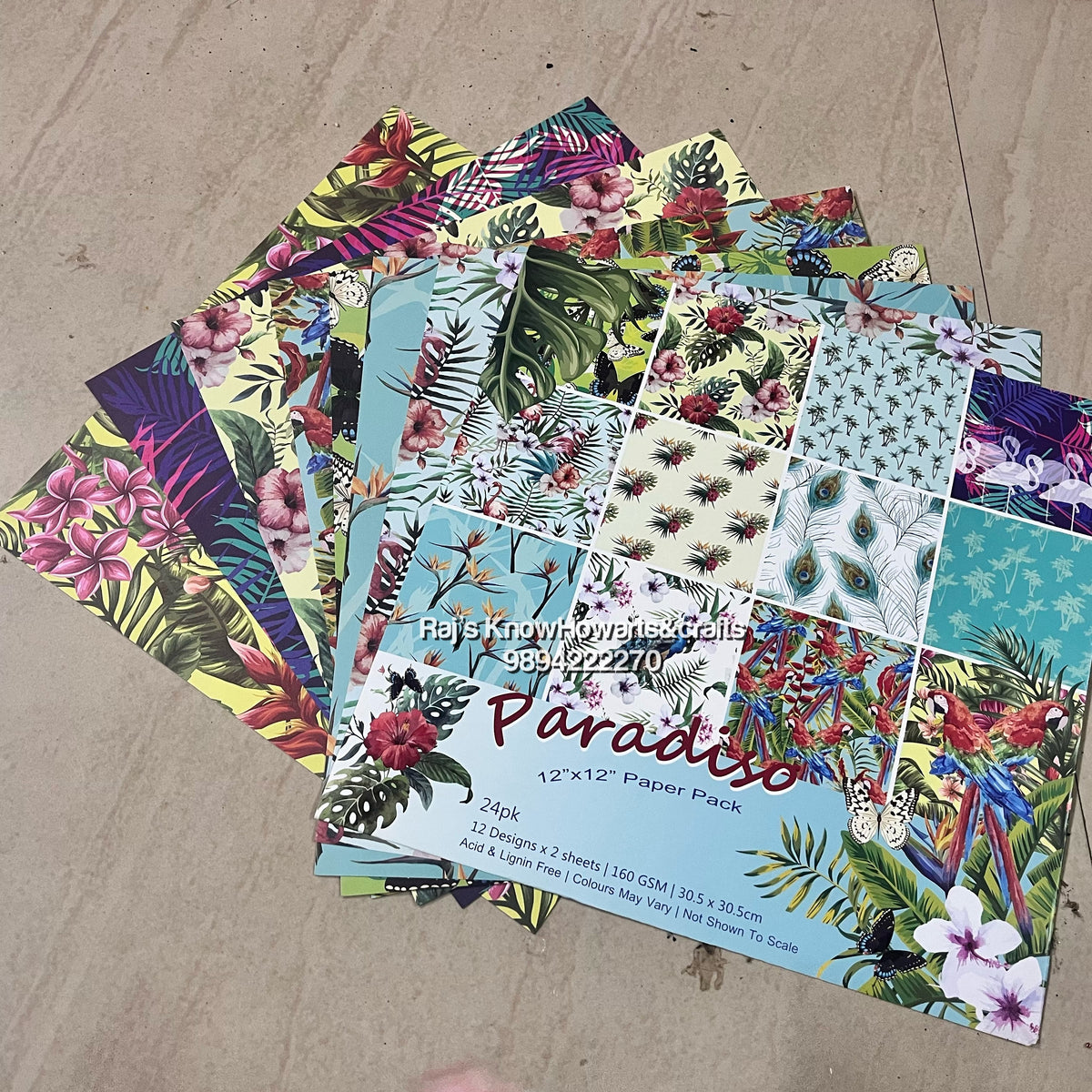 12 x 12 Design Papers – KnowHowArtCraft