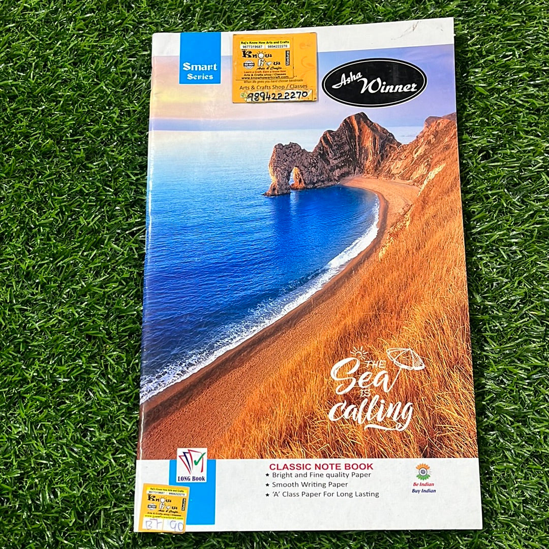 63x78.5 Long Note Book Exercise notebook -Ruled – KnowHowArtCraft