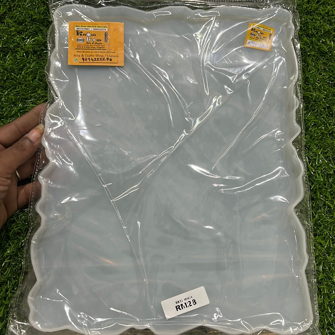 9 inch Tray Resin mold – KnowHowArtCraft