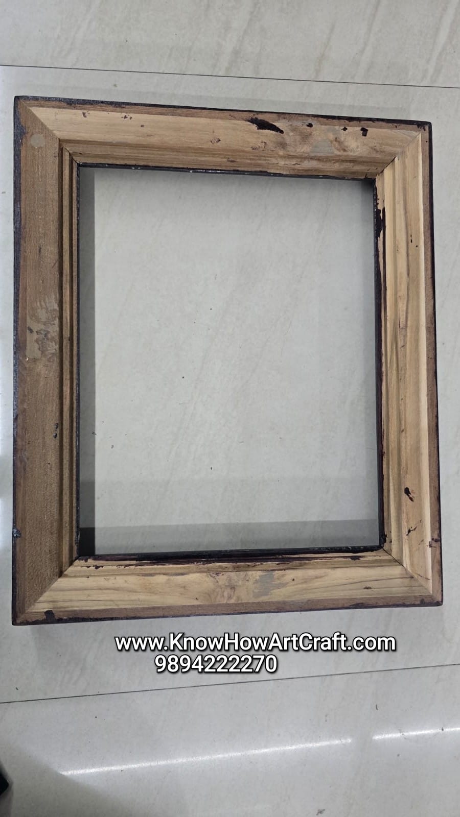 Plain classic frame -Tanjore painting Teak Wood frame – KnowHowArtCraft