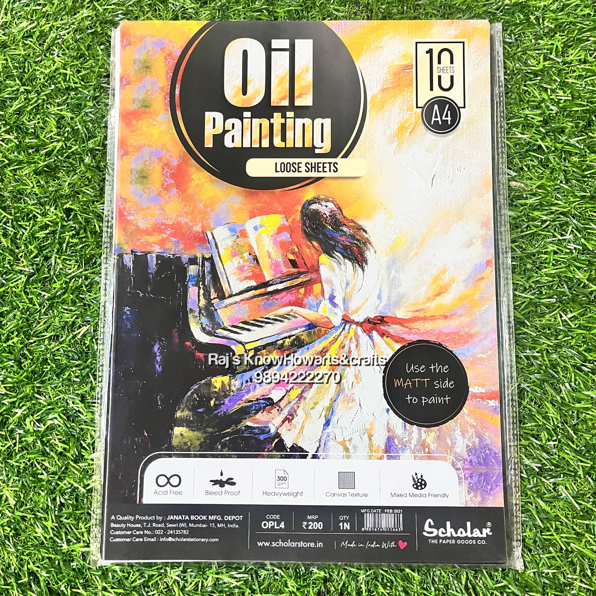 Oil Painting Loose Sheets – KnowHowArtCraft