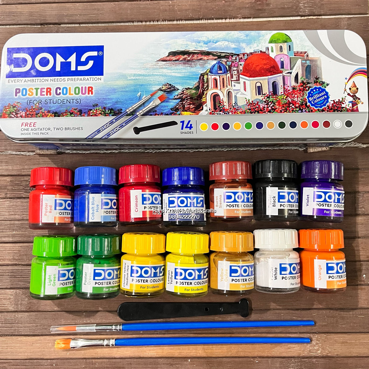 Doms Poster colour - 14 shades – KnowHowArtCraft