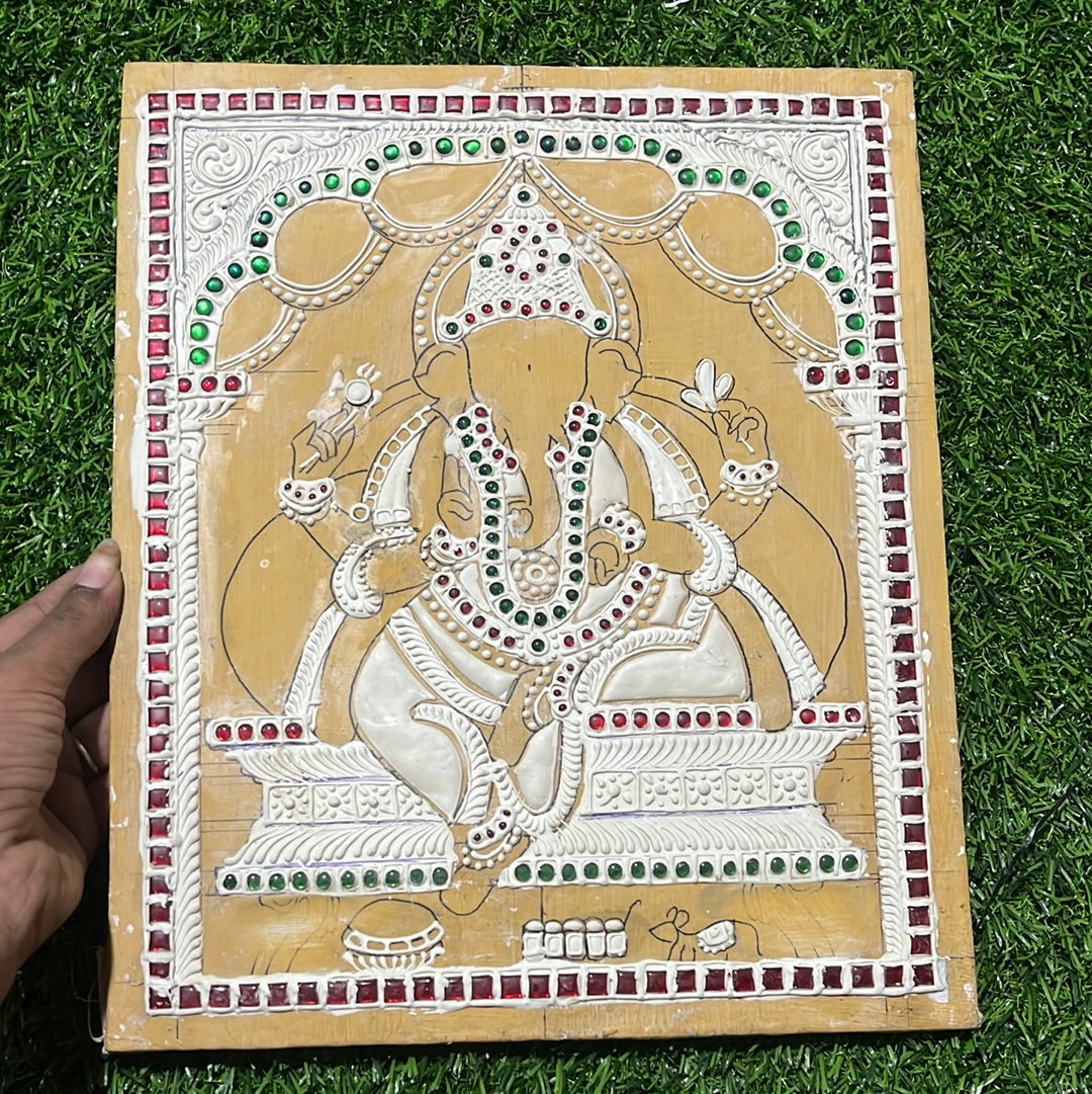 Ganapathy Muck Board-1 Board(15 days delivery time) – KnowHowArtCraft