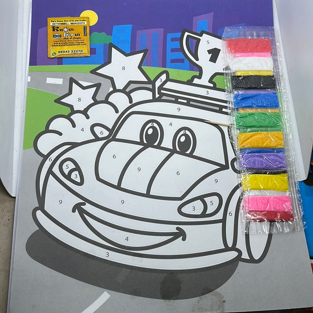 Sand Arts drawings kit for kids-any assorted 3 photo will be given ...