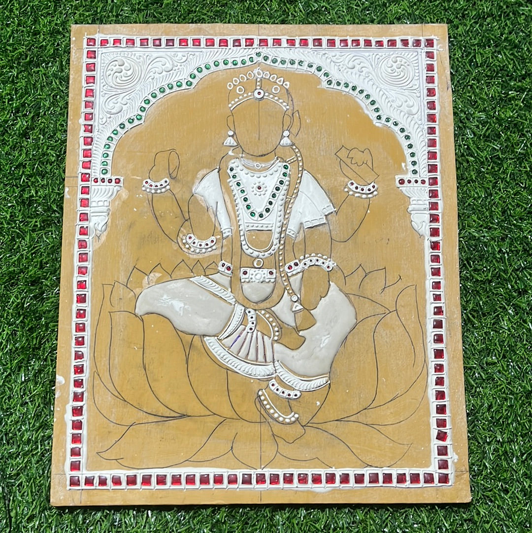 Lakshmi Tanjore Muck Board-1 Board(15 days delivery time) – KnowHowArtCraft