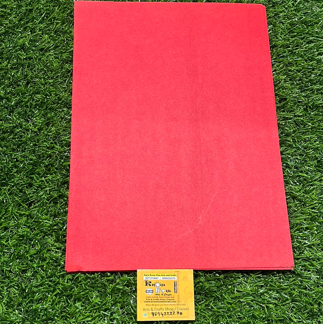 Red Decorations Color Design paper A4 sheet paper – KnowHowArtCraft