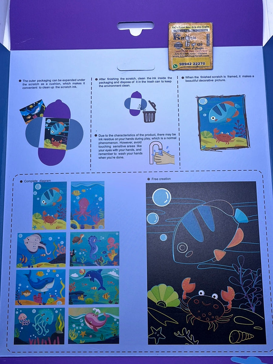 Scratching book 8pcs – KnowHowArtCraft