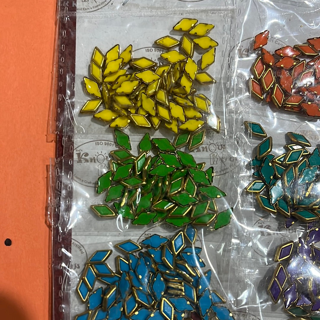 Diamond shape frames stones – KnowHowArtCraft