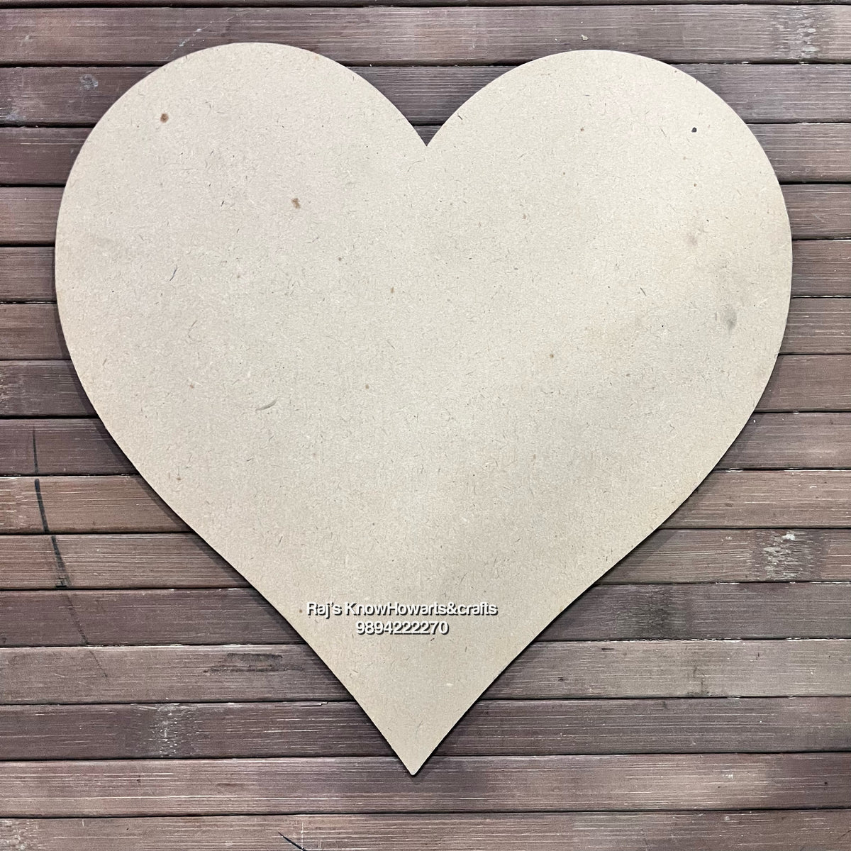MDF Heart 8 inch – KnowHowArtCraft