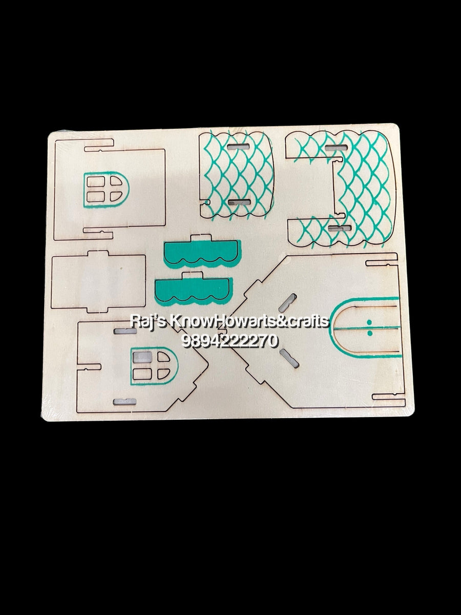 3D wood Simulation model Porsche craft ideas for kids – KnowHowArtCraft