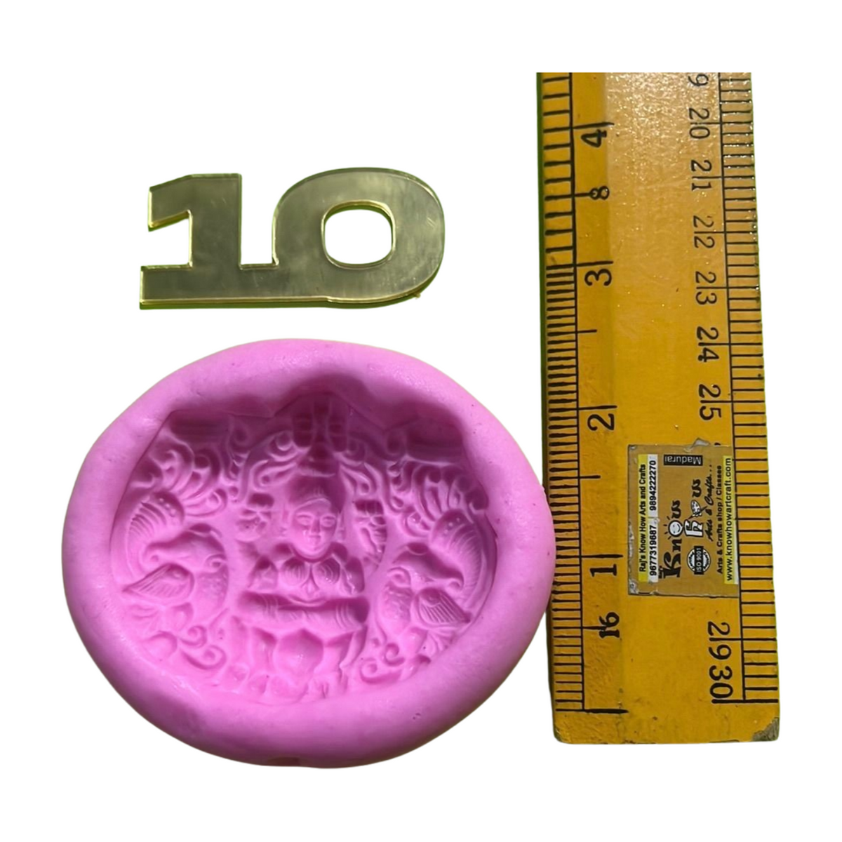 SILICON STUD PAD used for making terracotta ear studs and terracotta ...
