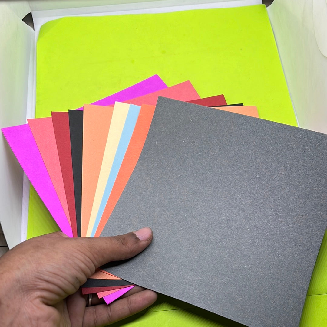 Origami color paper 6x6 inch-10sheets – KnowHowArtCraft