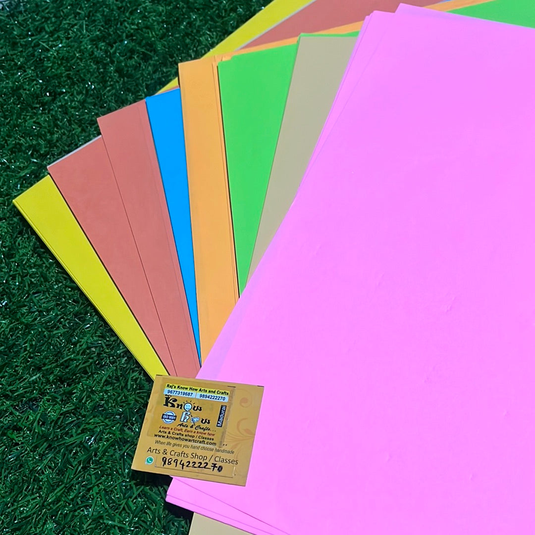 Bright Neon colour paper A4 100 sheet paper pack – KnowHowArtCraft