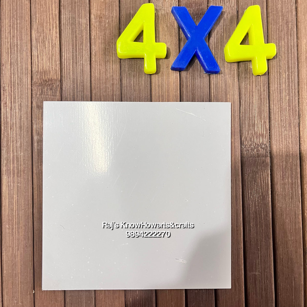 4*4 Acrylic square Transparent sheets – KnowHowArtCraft