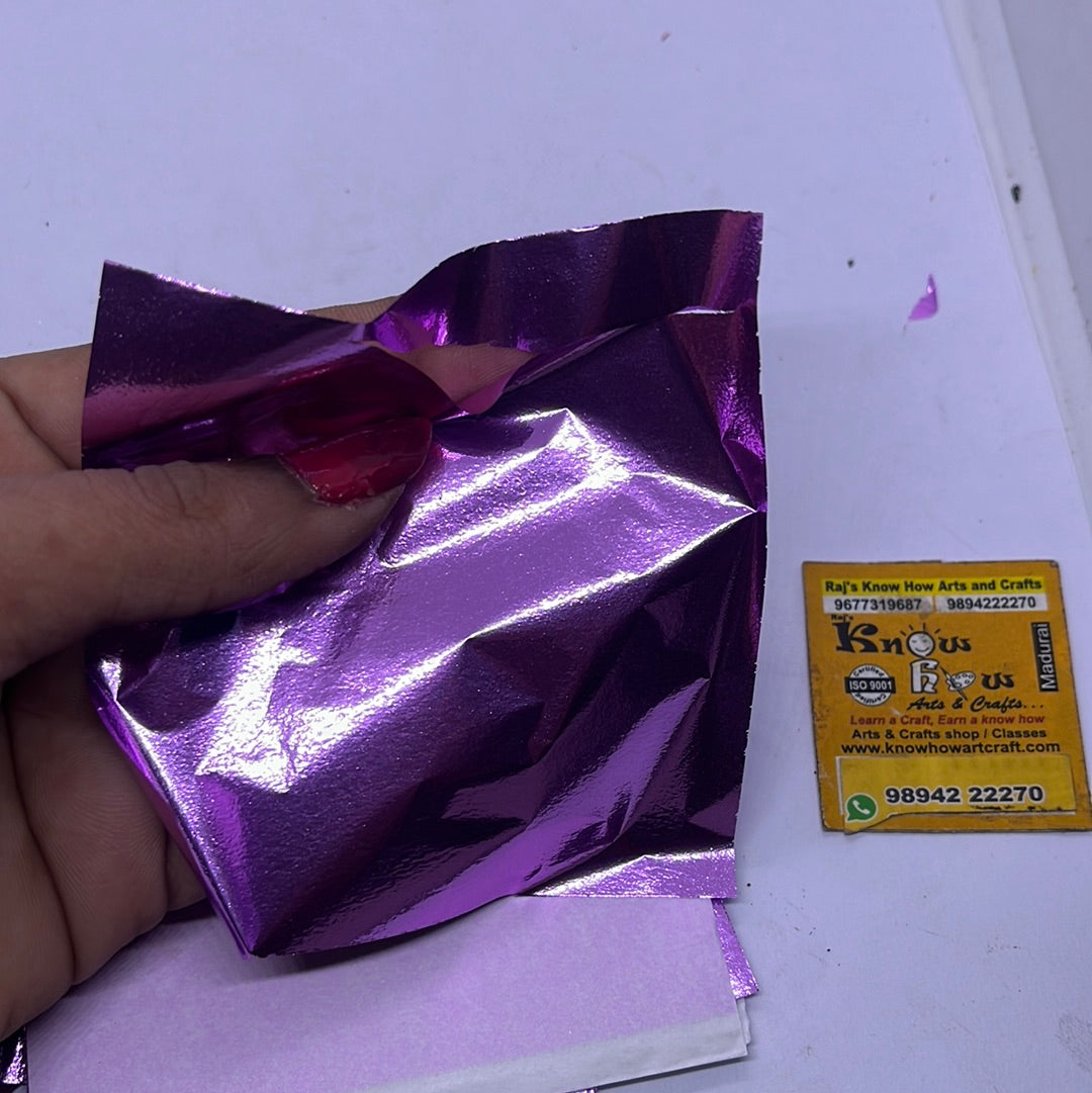 Synthetic gold foil – KnowHowArtCraft