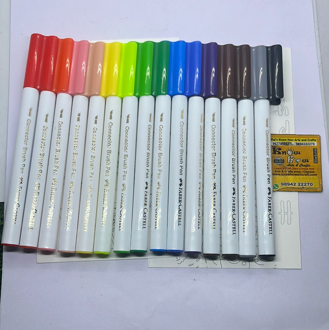 Faber castell 15 connector brush pen – KnowHowArtCraft